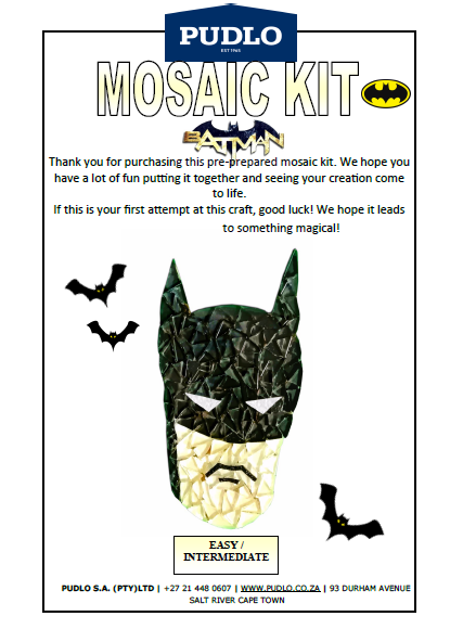 MK - Batman Mosaic Kit — Pudlo South Africa