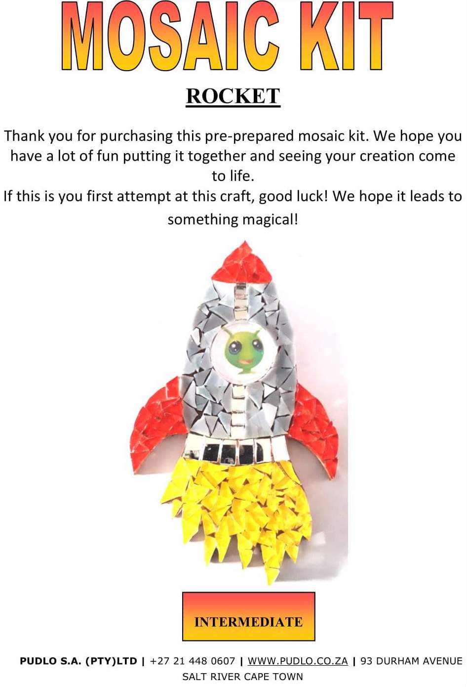 MK - Rocket Mosaic Kit — Pudlo South Africa