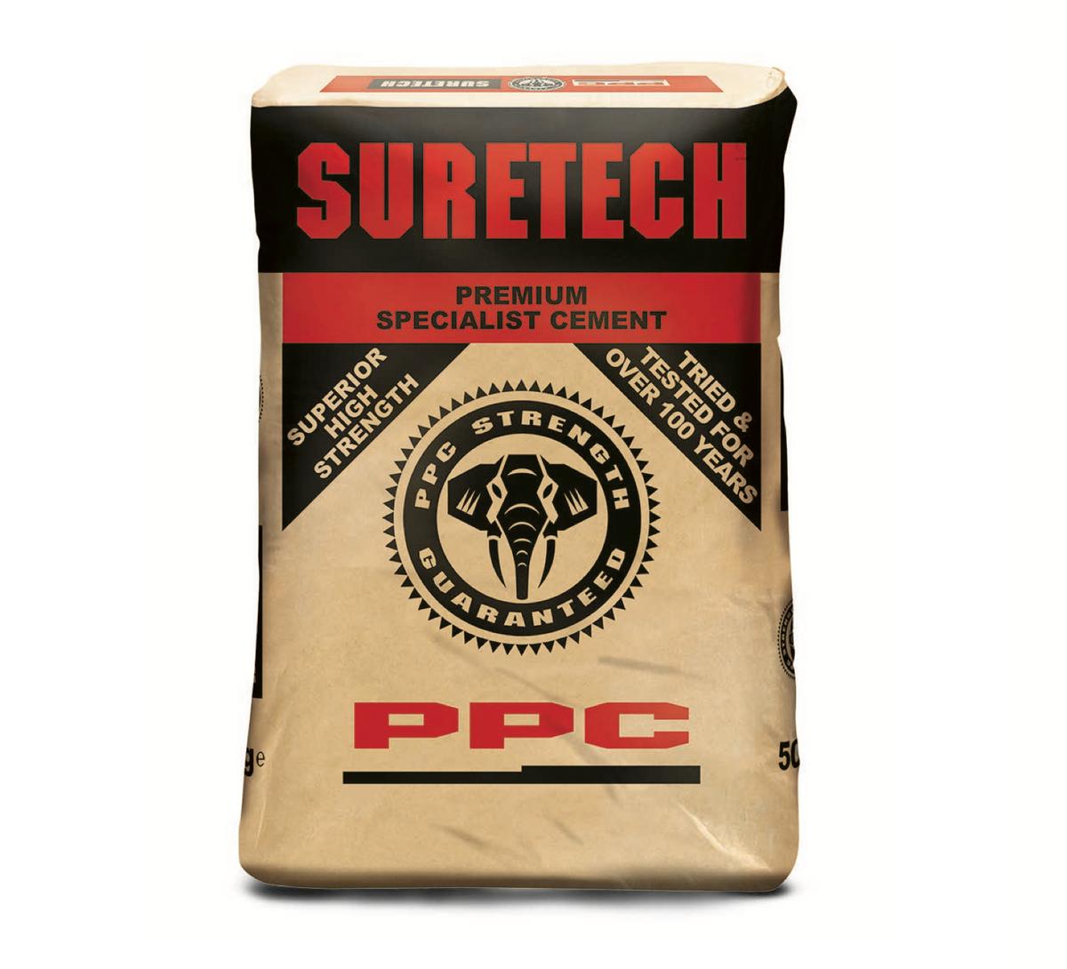 PPC SureTech Cement 52.5N — Pudlo South Africa