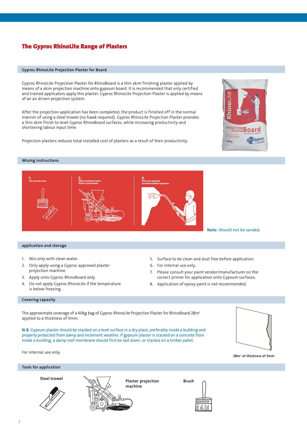 Gyproc - RhinoLite Projection Plaster — Pudlo South Africa