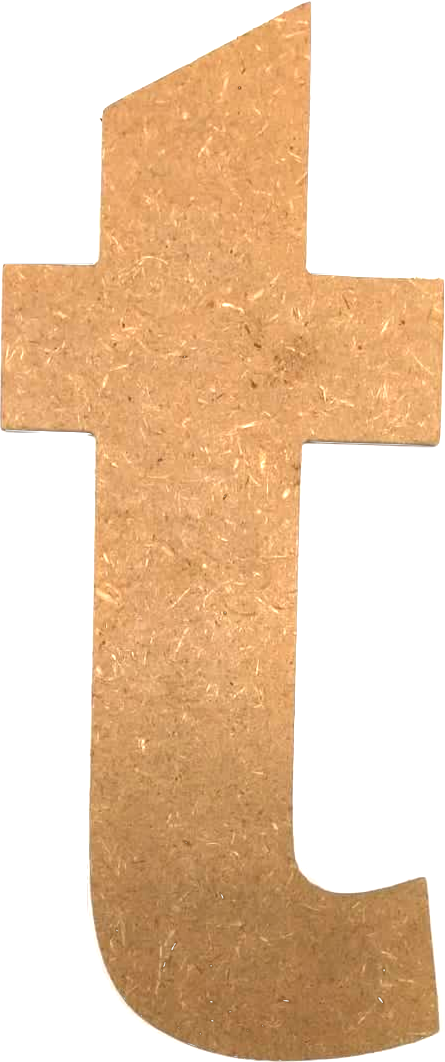 Pudlo - Letter T (Lower Case) Template — Pudlo South Africa